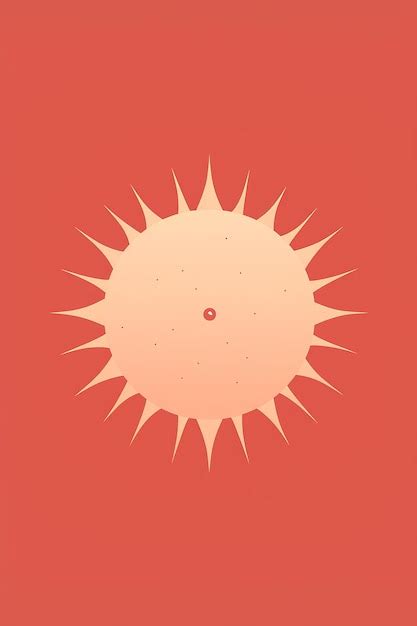 Premium Ai Image A Red Background With A Red Background With A Red Circle In The Middle