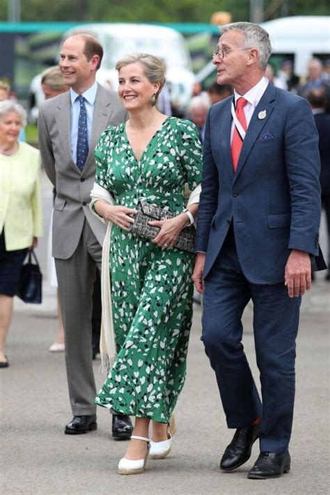 Sophie Wessex Turns Heads In Green Floral Dress For Congo Visit