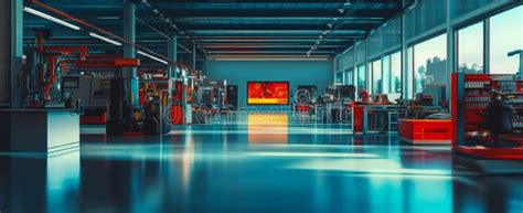 A Cutting Edge Industrial Factory Equipped With Advanced Technology And