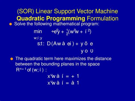 Ppt Nonlinear Data Discrimination Via Generalized Support Vector