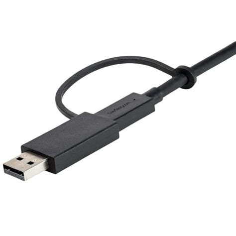 StarTech Com Ft M USB C Cable With USB A Adapter Dongle USB C To C Gbps PD USB A To C