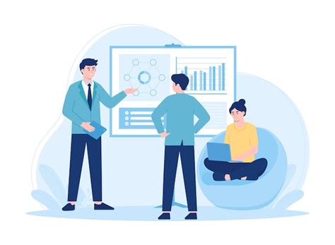 Premium Vector Concept Flat Illustration