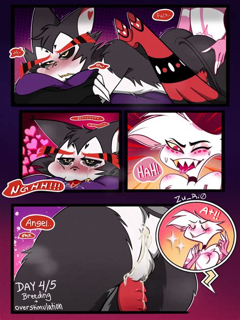 Rule 34 Angel Dust Hazbin Hotel Blush Bodily Fluids Breeding Kink