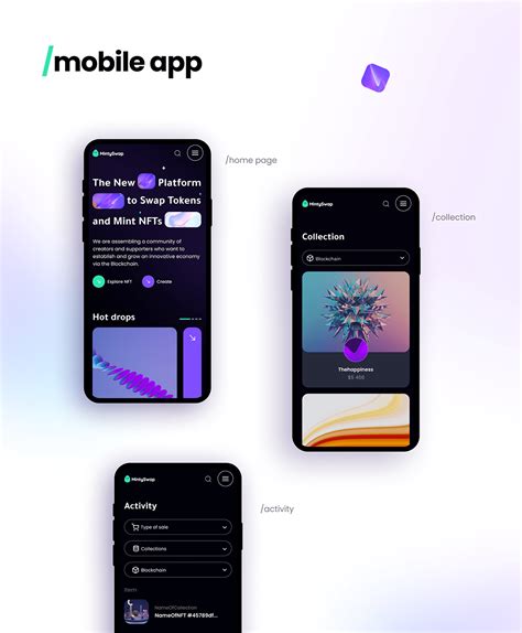 Crypto NFT Marketplace UX UI Product Design Behance