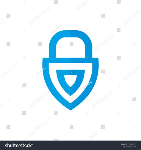 Securty Logo Template Stock Vector Royalty Free 1130832125