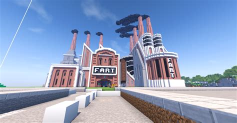 Victorian Style Modernized Factory Building Minecraft Map