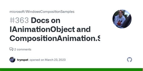 Docs On Ianimationobject And Compositionanimation Setexpressionreferenceparameter Issue