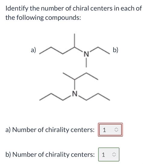 Solved Identify the number of chiral centers in each of the | Chegg.com