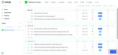 Lets Create Tasks In A Simple And Fast Way In A Free Management Software Tracup Blog