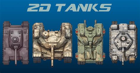 2d Tanks Sprite Pack 100 Sprites 2d Icons Unity Asset Store