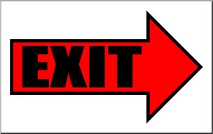 Exits Clip Art Library