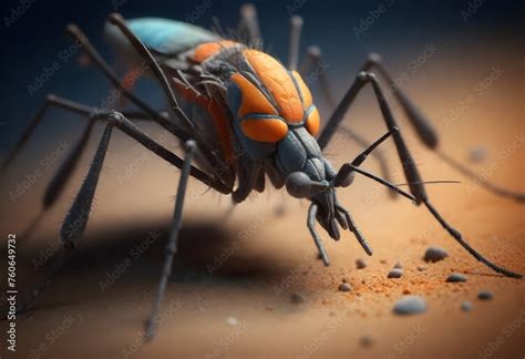 Aedes Aedes Mosquitoes Carry Disease World Malaria Day 25 April Stock