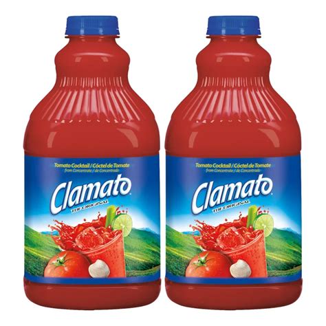 Clamato Tomato Cocktail Original 64 Fl Oz 2 Count Costco