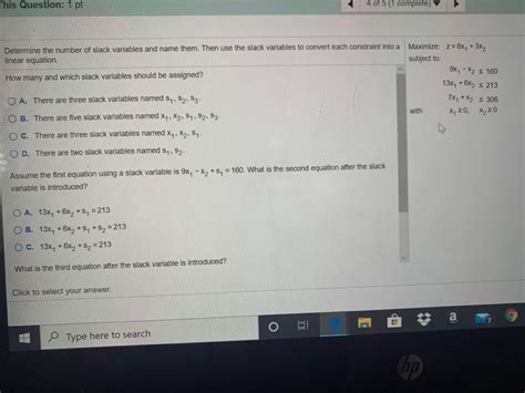solved this question 1 pt 4 of 5 1 complete determine the