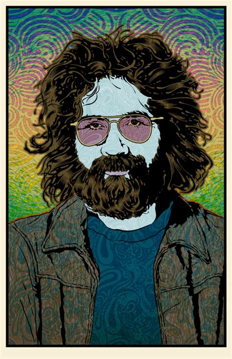 Cartoon Jerry Garcia Art
