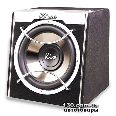 Kicx ICQ 301BXA — автомобильный сабвуфер корпусной со встроенным усилителем