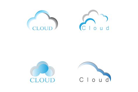 Cloud Logo Vector Graphic By Joloarto · Creative Fabrica