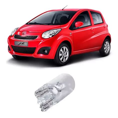 Par Lâmpadas Pingo T10 12v 5w Jac J2 Teto Placa Lanterna Mercadolivre