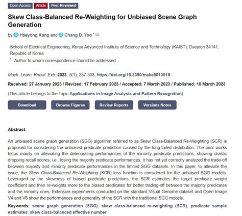 Scenegraphgeneration Computervision Imageanalysis Machinelearning Make Mdpi