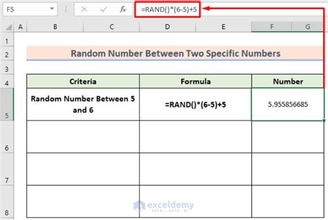 how to use rand function in excel 5 examples exceldemy