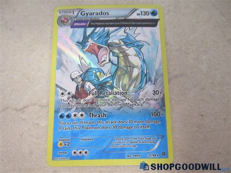 Gyarados 21 98 Pokémon Reverse Holo Xy Ancient Origins Trading Card Lp