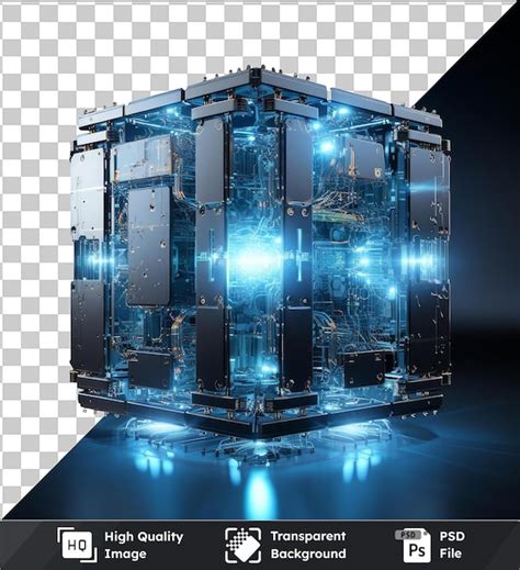 Premium PSD Psd With Transparent Realistic Photographic Quantum Scientist S Quantum Computer