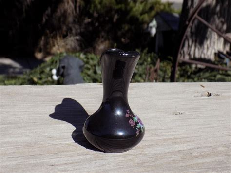 Pitcher Black Floral Pitcher Doll Pitcher Made In China Memories T Prop