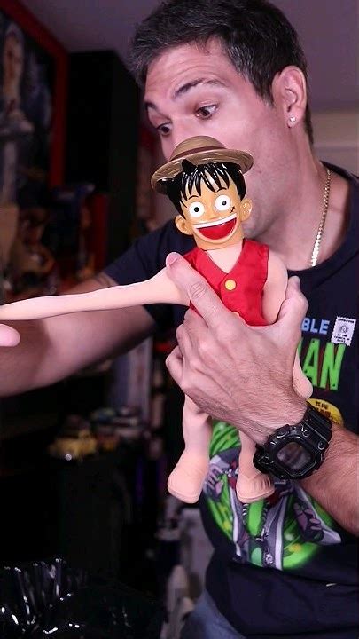 Muñeco Vintage De Luffy De One Piece Estilo Stretch Armstrong Mister