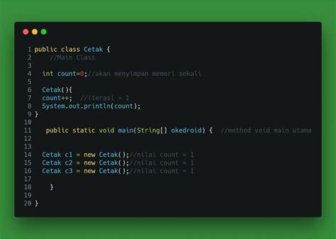 Belajar Mengenal Keyword Static Pada Bahasa Pemrograman Java Java