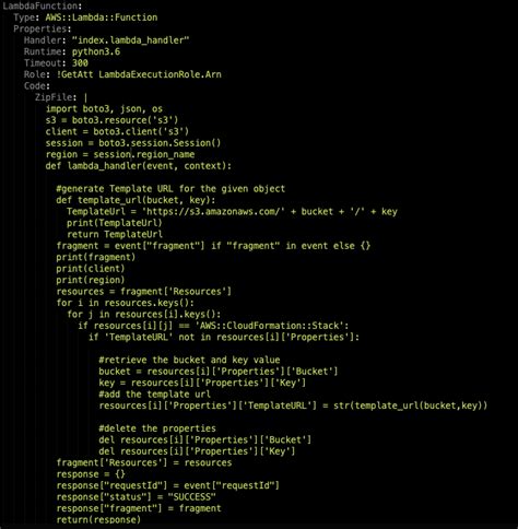 Aws Cloudformation Macros Creating A Macro In Cloudformation To By