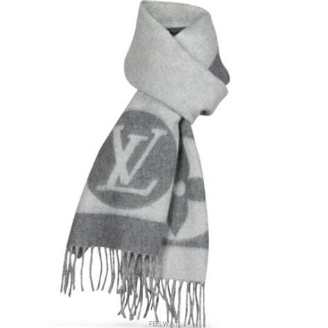Louis Vuitton 머플러 스카프 루이비통 Lv 서클 그레이 울 캐시미어 머플러 목도리 원래 명품은 필웨이 Feelway