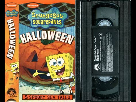 Spongebob Squarepants Halloween Vhs Three Different Versions Of