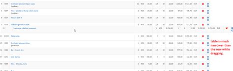 Jquery Sortable Table Shrinks While Dragging Stack Overflow