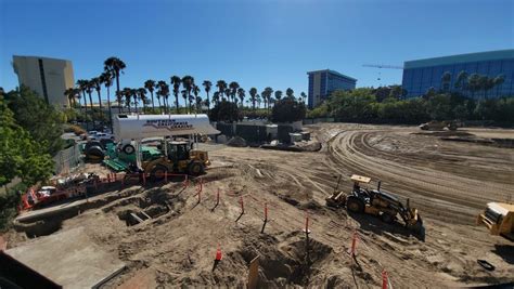 Construction Moving Slowly For Downtown Disney District Reimagining Disney By Mark