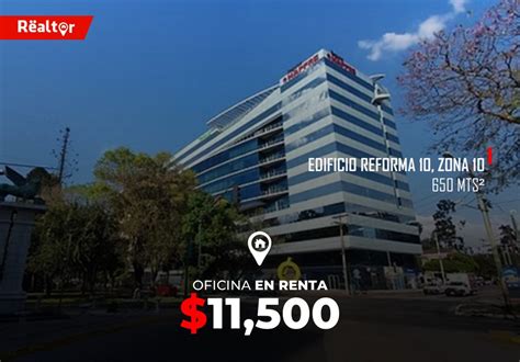Propiedades En Guatemala Oficina En Renta En Edificio Reforma 10