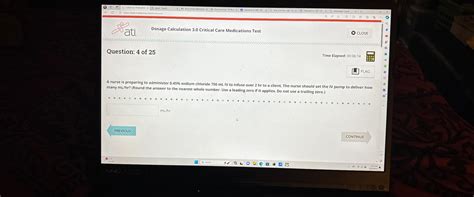 Solved Dosage Calculation 30 ﻿critical Care Medications