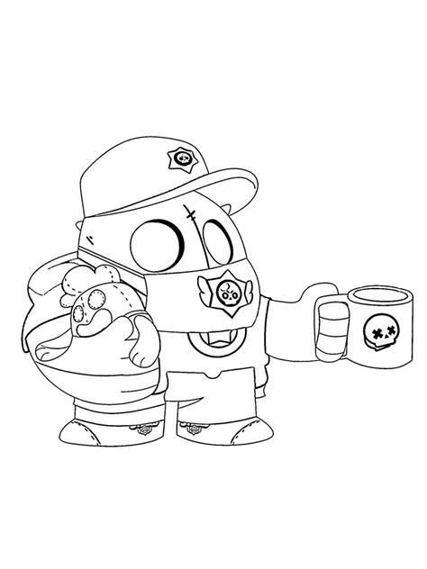 Spike Brawl Stars Coloring Pages