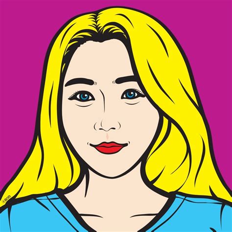 [봄그라미 Ai 팝아트 초상화 그리기] 여자친구 생일선물로 그리는 팝아트 초상화 네이버 블로그
