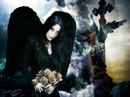 Female Angel Of Death Wallpaper