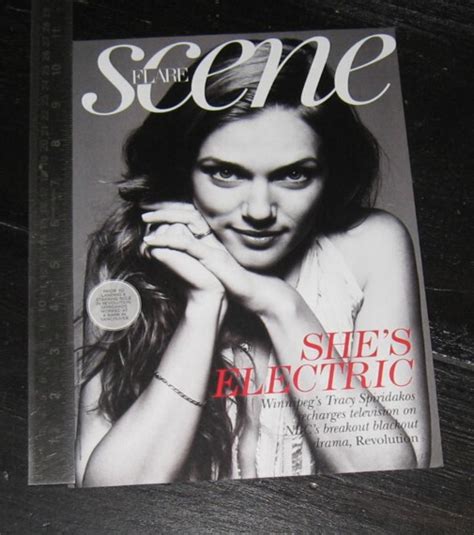 Tracy Spiridakos Original One Magazine Clipping Page Photo Article Ebay