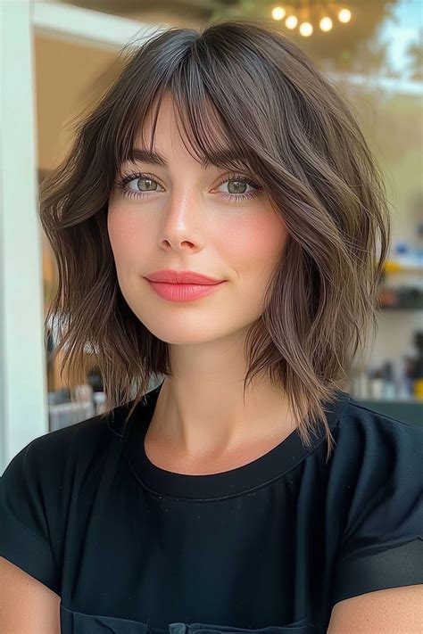 27 Best Ways To Pair A Long Bob With Curtain Bangs