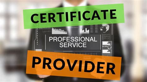 Professional Certificate Providers Lpa