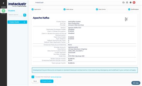 Creating An Apache Kafka Cluster Instaclustr