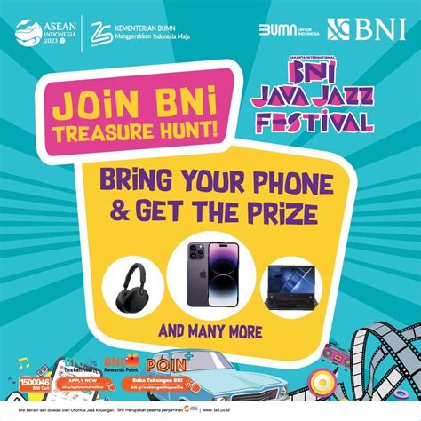 Gelar Java Jazz Festival Bni Hadirkan Bni Treasure Hunt