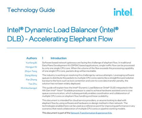 mitch koyama on linkedin intel® dynamic load balancer intel® dlb