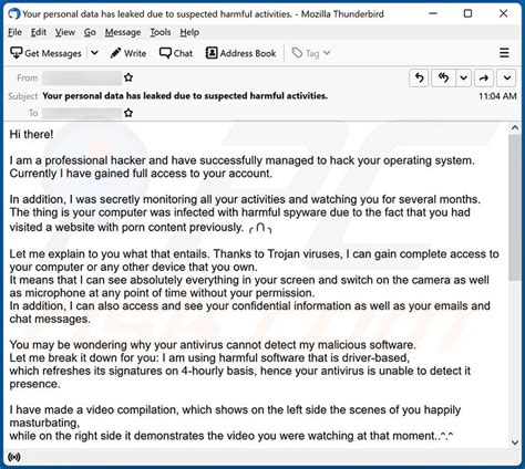 Hacker Who Has Access To Your Operating System Email Scam Removal And Recovery Steps Updated