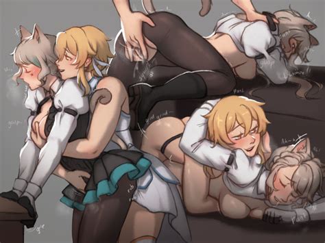 Rule 34 2girls Breasts Female Female Only Genshin Impact Lesbian Sex Lumine Genshin Impact