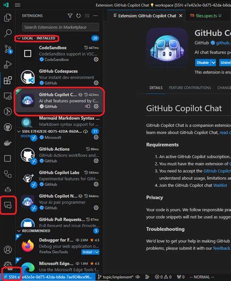 Github Copilot Chat Will Not Install In VS Code Dev Container Community Discussion 53892
