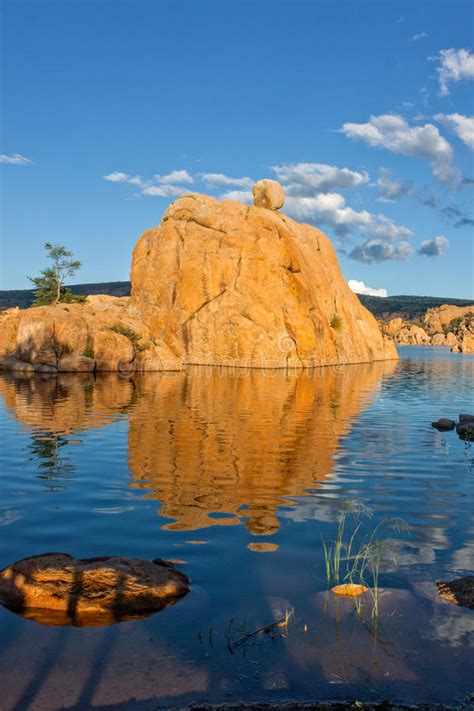 Watson Lake Reflection Landscape Stock Image Image Of Nature