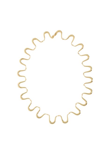 Thin Squiggle Necklace J Cathell